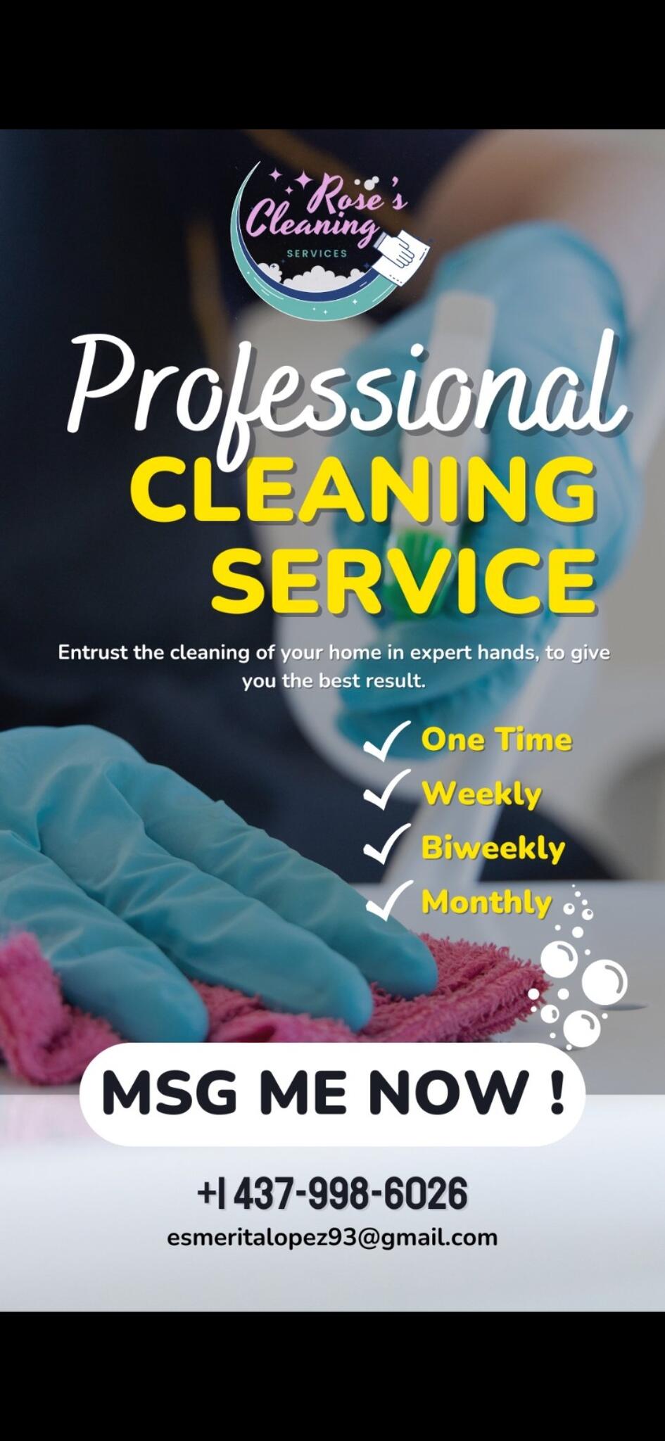 Rose's cleaning services - Nextdoor