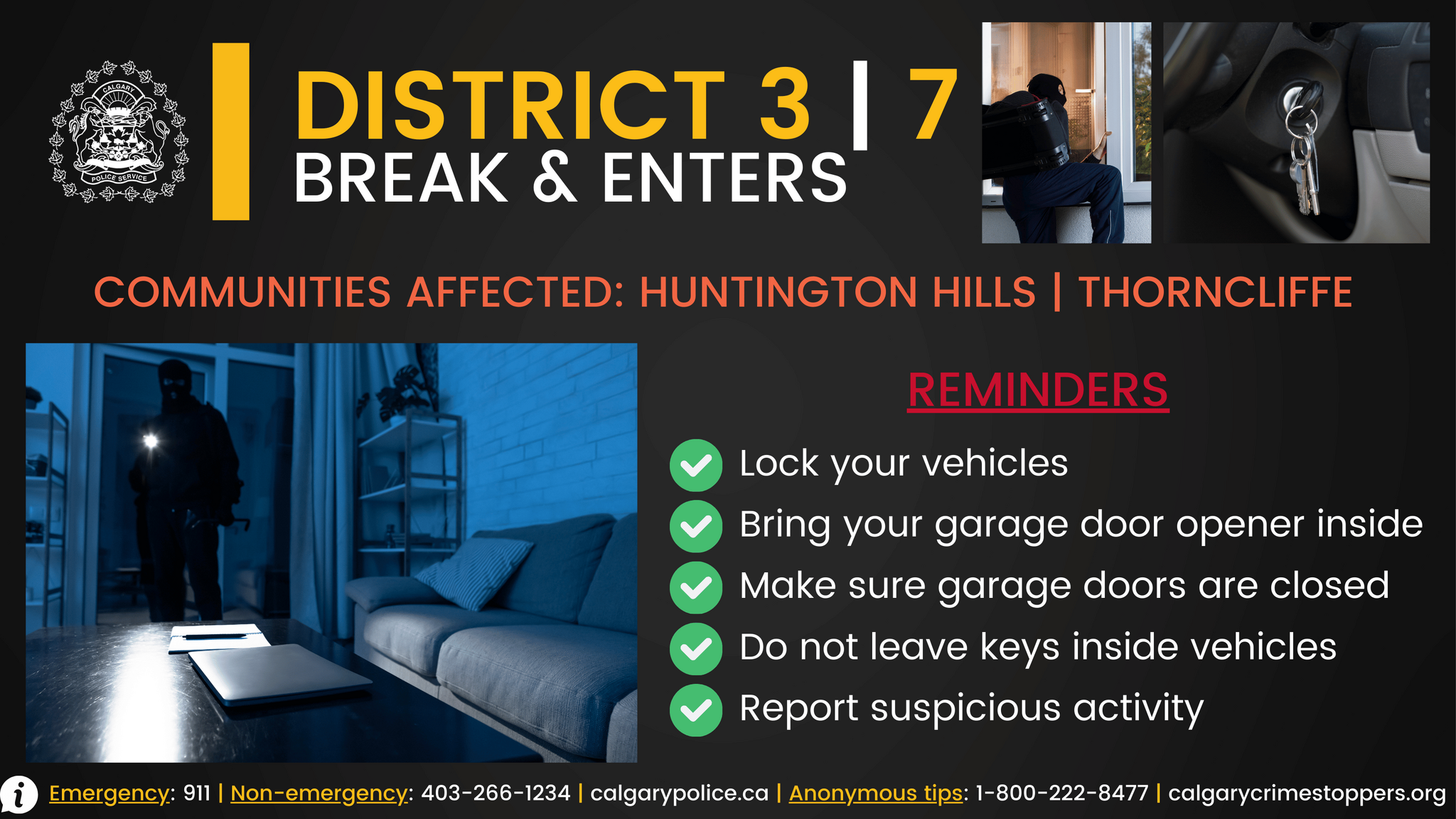 🔴 DISTRICT 3 – Huntington Hills | Thorncliffe & DISTRICT 7 🔴 (@CalgaryPolice) — Nextdoor — Nextdoor